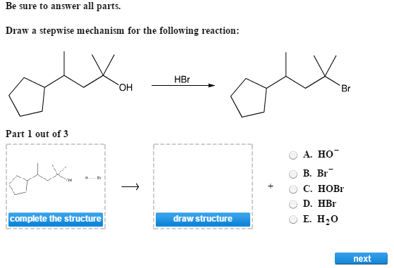 Solved Draw a stepwise mechanism for the following reaction: | Chegg.com